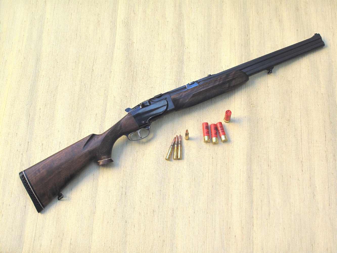 Essai armes | Fusil mixte CZ 586 (BRNO ZH 224) / calibre 7x57R + 16/70