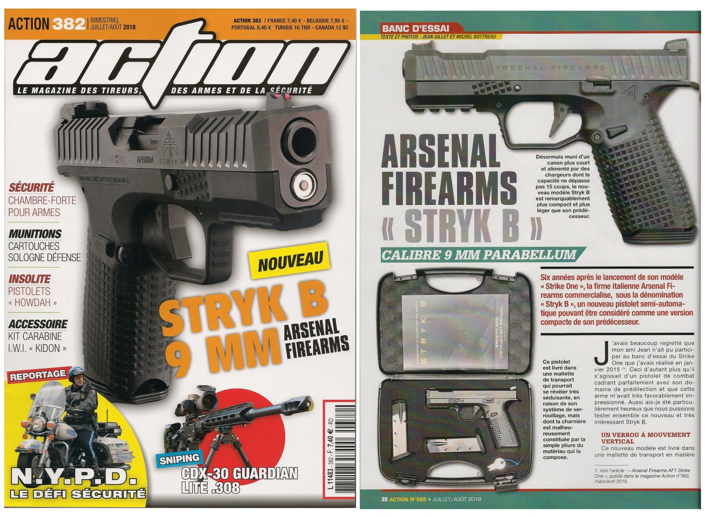 Essai armes | Pistolet Arsenal Firearms « Stryk B » / Calibre 9 mm ...
