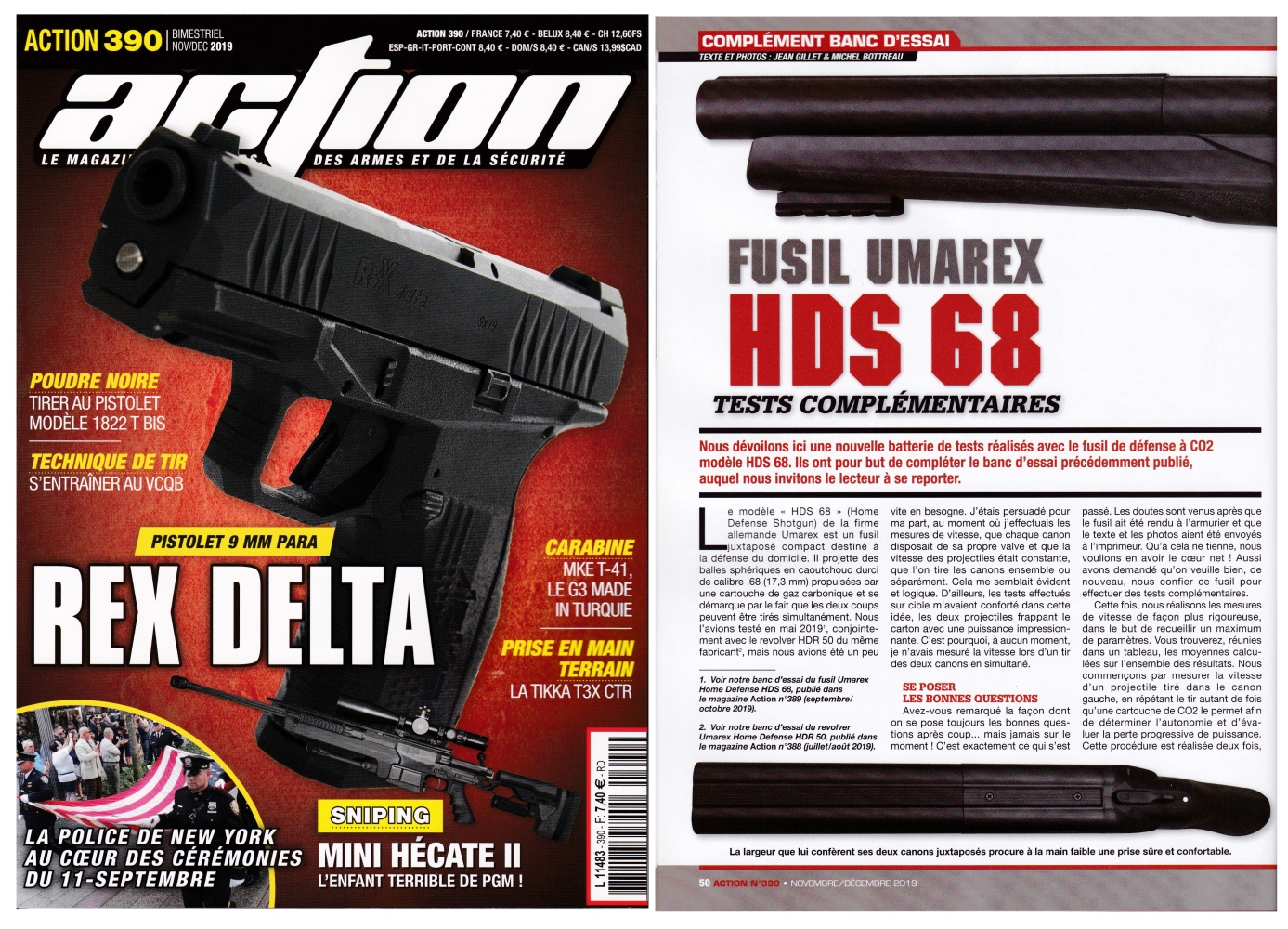 Essai armes | Shotgun Umarex T4E « HDS 68 » à Co2 / Calibre .68 (17,3 ...